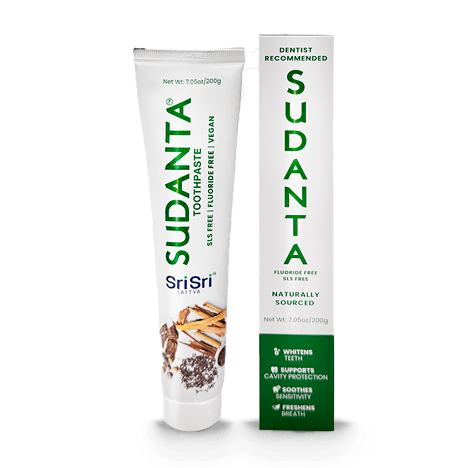 Sudanta Ayurvedic Herbal Toothpaste | Sri Sri Tattva