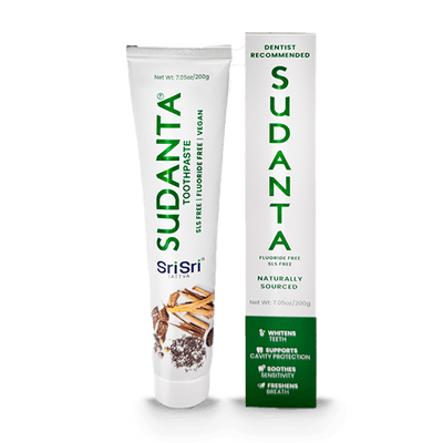 Sudanta Ayurvedic Herbal Toothpaste | Sri Sri Tattva